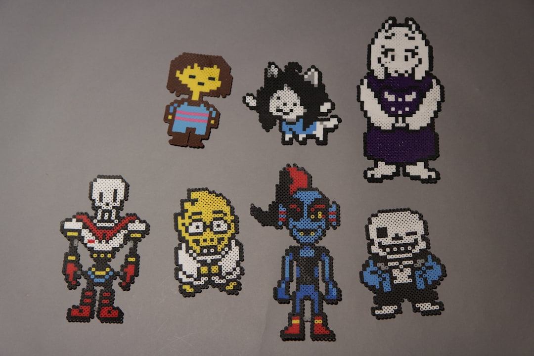 Sans, Frisk, Undyne, Toriel, Papyrus, Tem, Alphys Perler Bead Art - Etsy