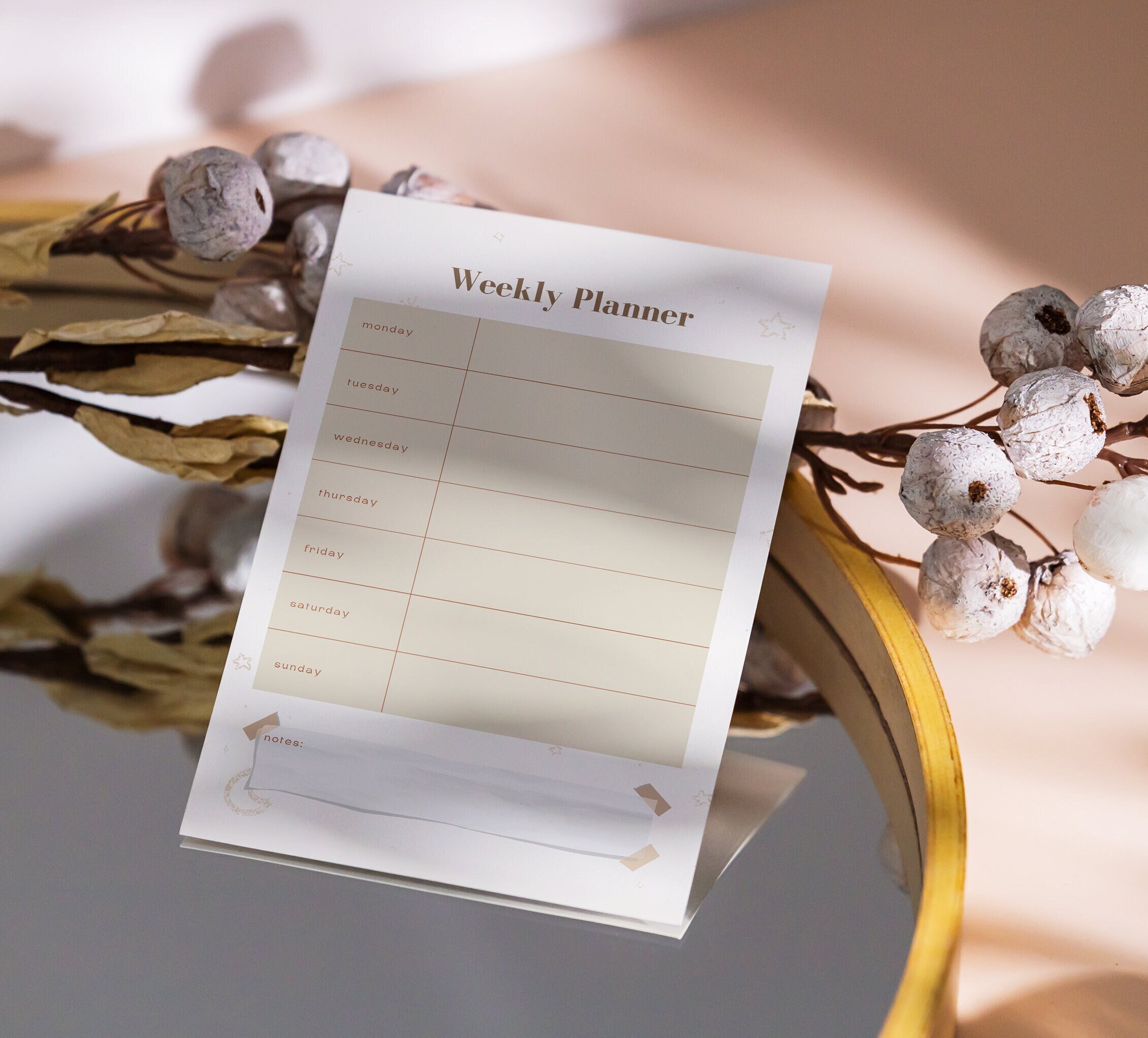 Weekly Planner, Printable Planner, Personal Planner, Instant Download ...