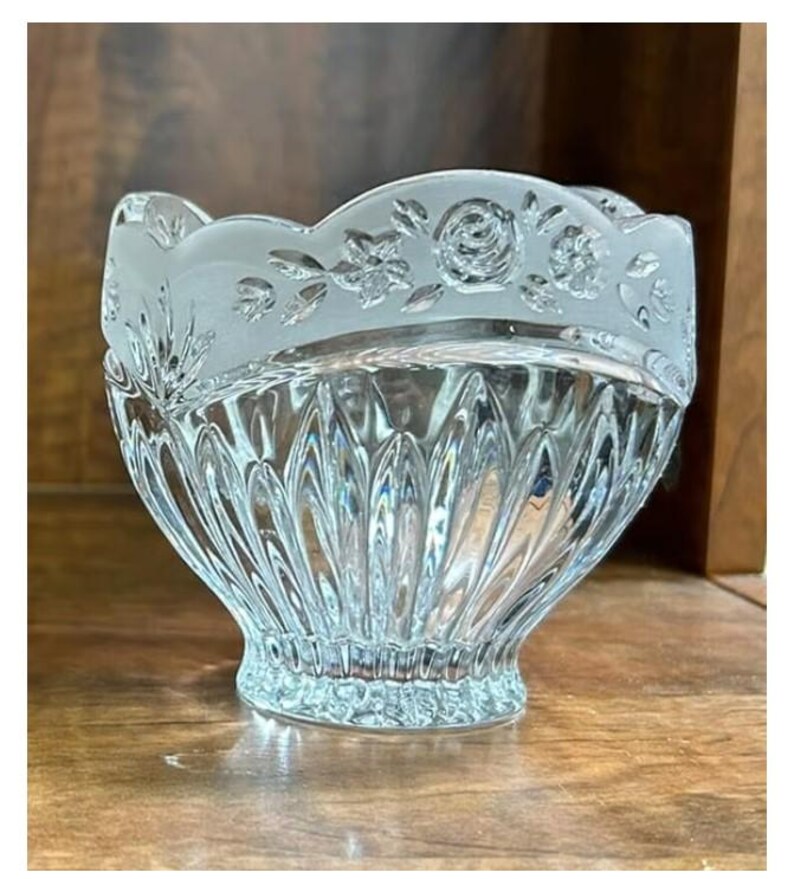 2 Vintage Oneida Southern Garden Potpourri Crystal Glass Bowl - Etsy