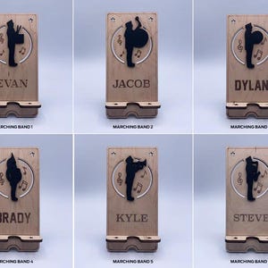 Handcrafted Sports Themed Personalized Wooden Cell Phone Stand - Etsy