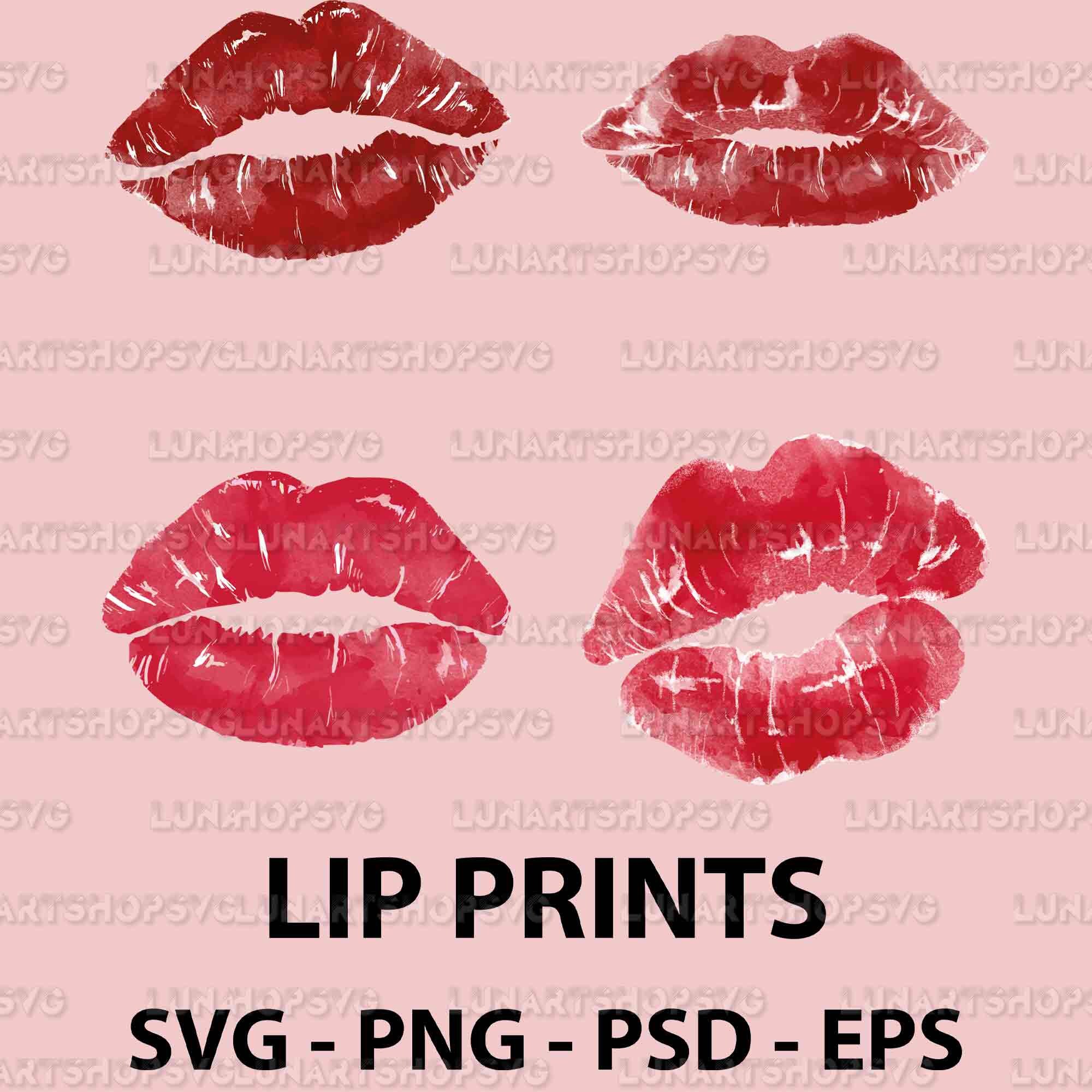 Lips SVG EPS - Etsy