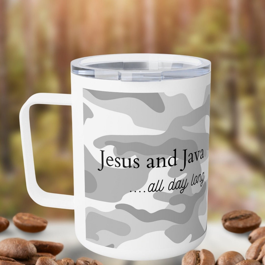 Jesus and Java | Coffee Tumbler | Gift for Her | Coffee Cup | Tumbler ...