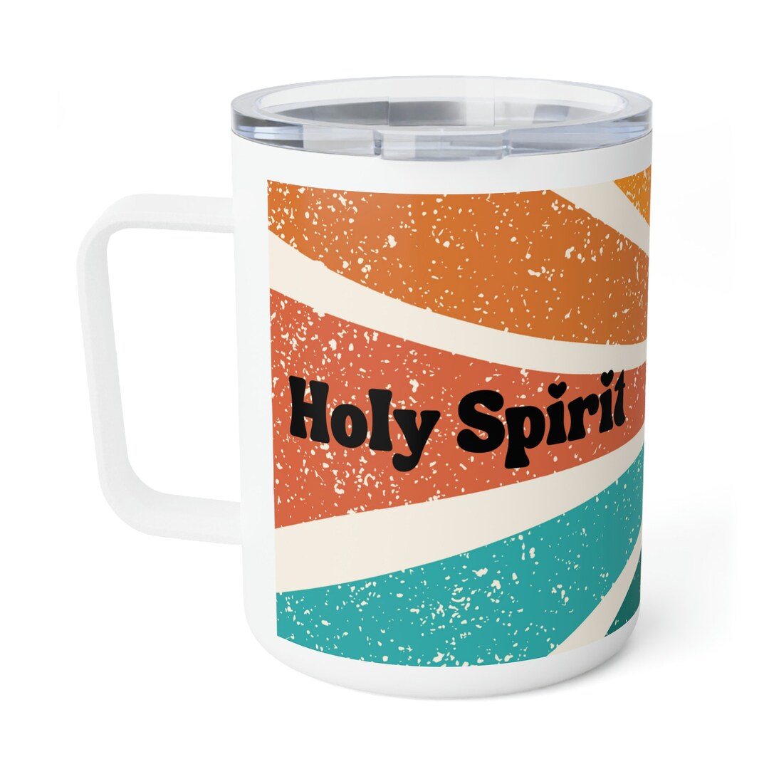 Holy Spirit Activate Tumbler, Holy Spirit Activate Mug, Retro Style ...