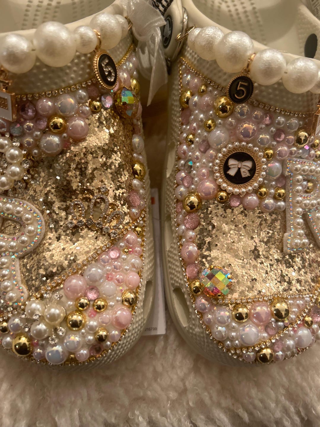 Custom Bedazzled Designer Crocs - Etsy