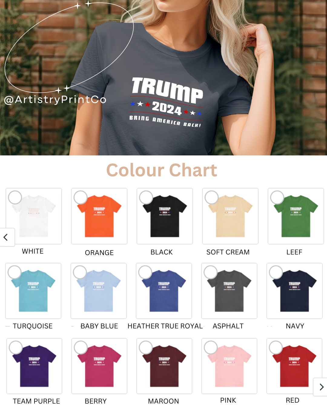 Trump 2024 Jersey Short Sleeve Women Shirt President Trump T Shirt