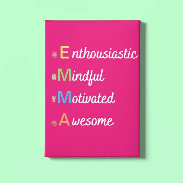 Baby Name Canvas - Etsy