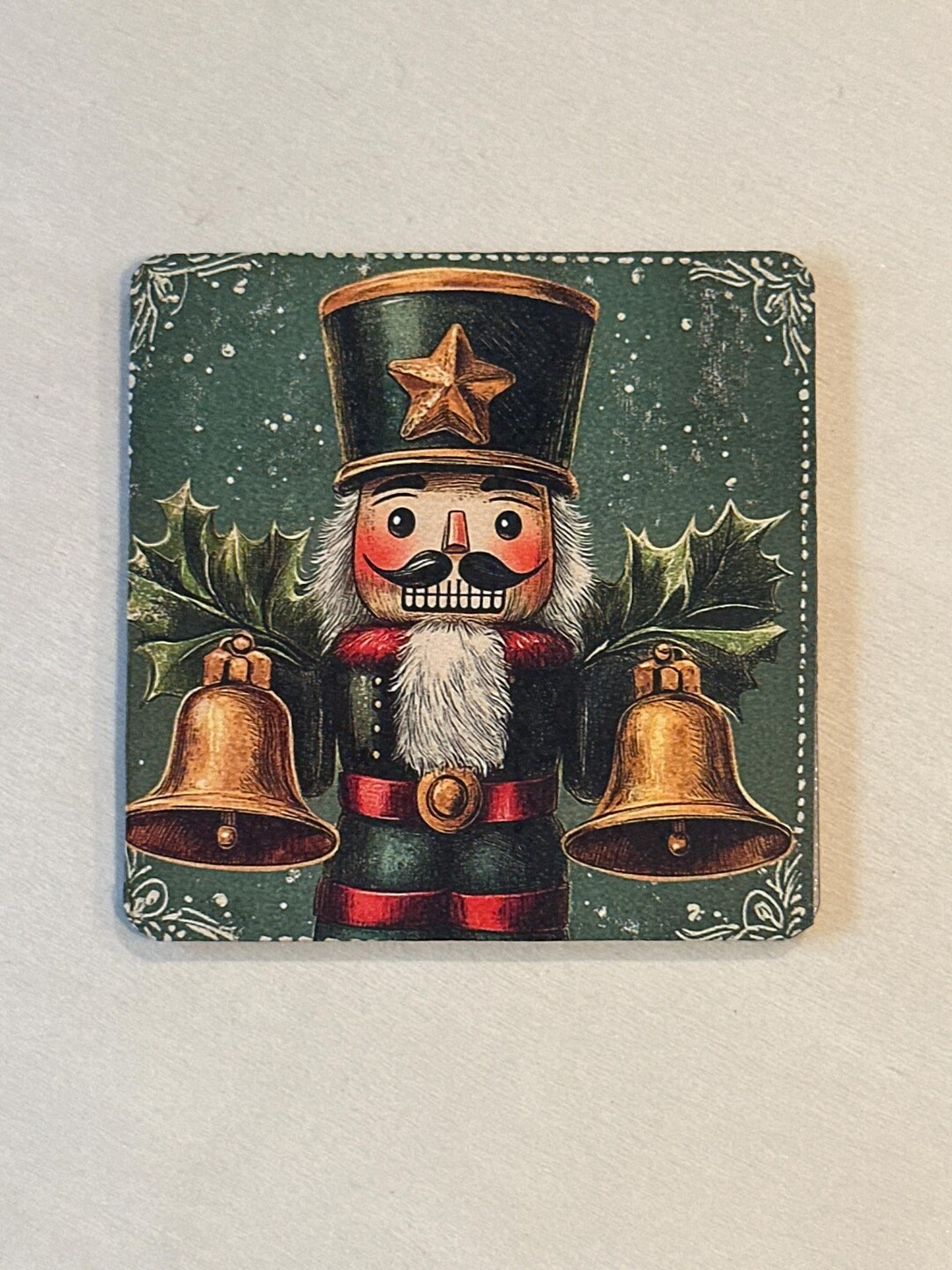 Christmas Nutcracker With Bells 3x3 Inch Homemade Magnet - Etsy
