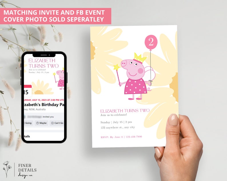 Editable Peppa Pig Birthday Welcome Sign Template Printable Colourful ...