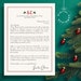 Instant Download Editable Santa Letter Printable Template - Etsy Australia