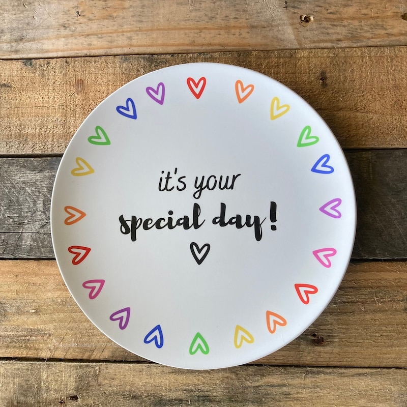 You Are Special Today Plate - Etsy