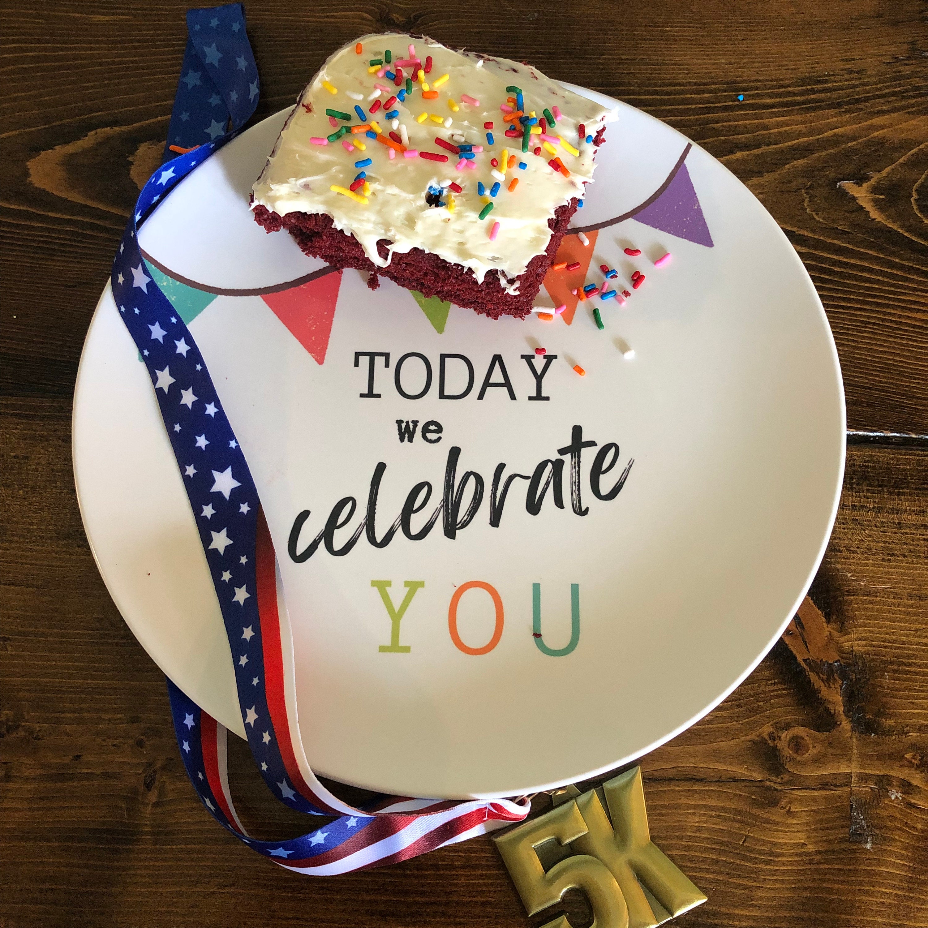 Today We Celebrate You Plate Special Day Plate Kids Plate - Etsy