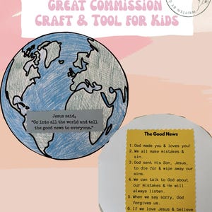 Great Commission Craft & Tool for Kids - Etsy