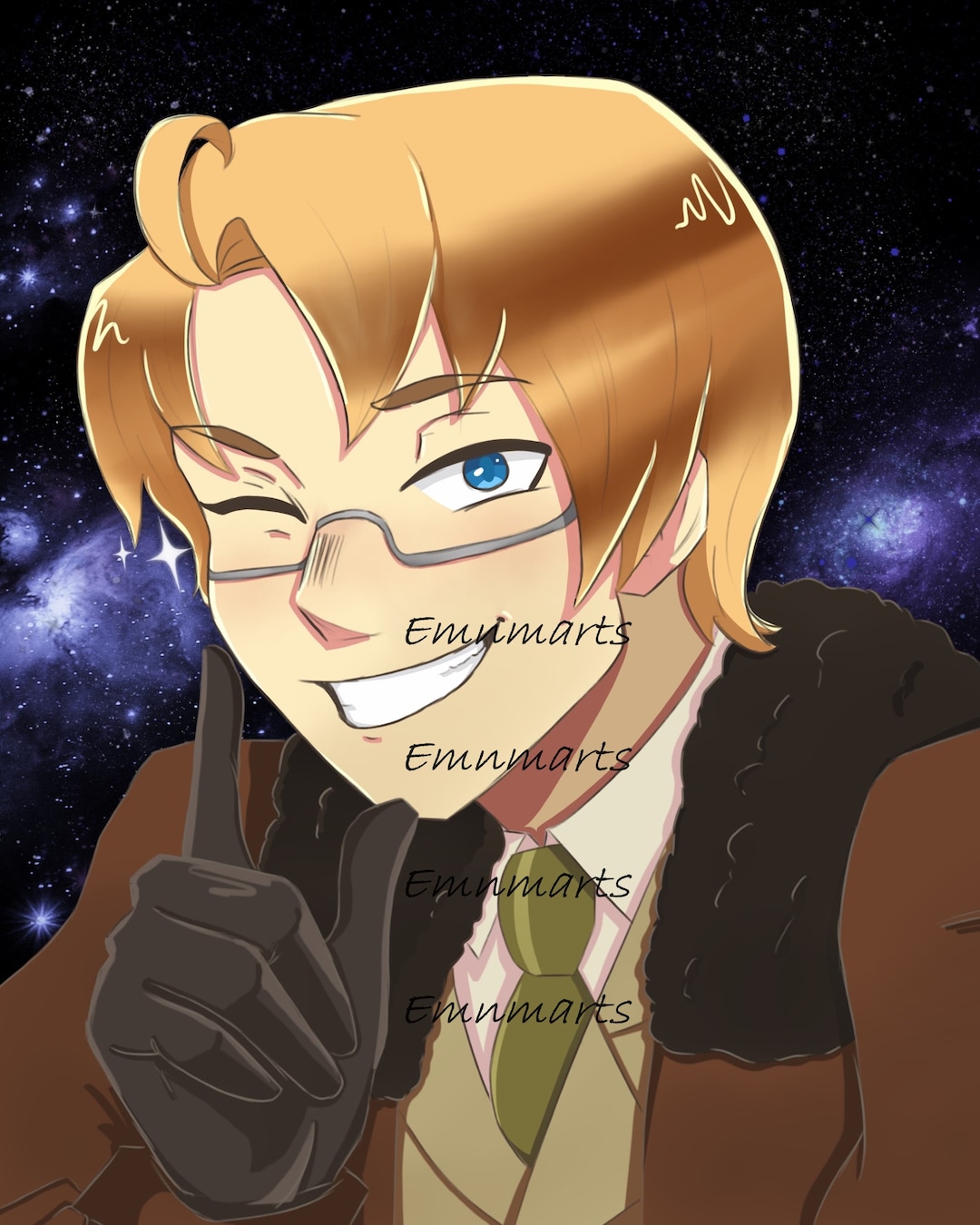 Hetalia- America Custom Fan Art - Etsy