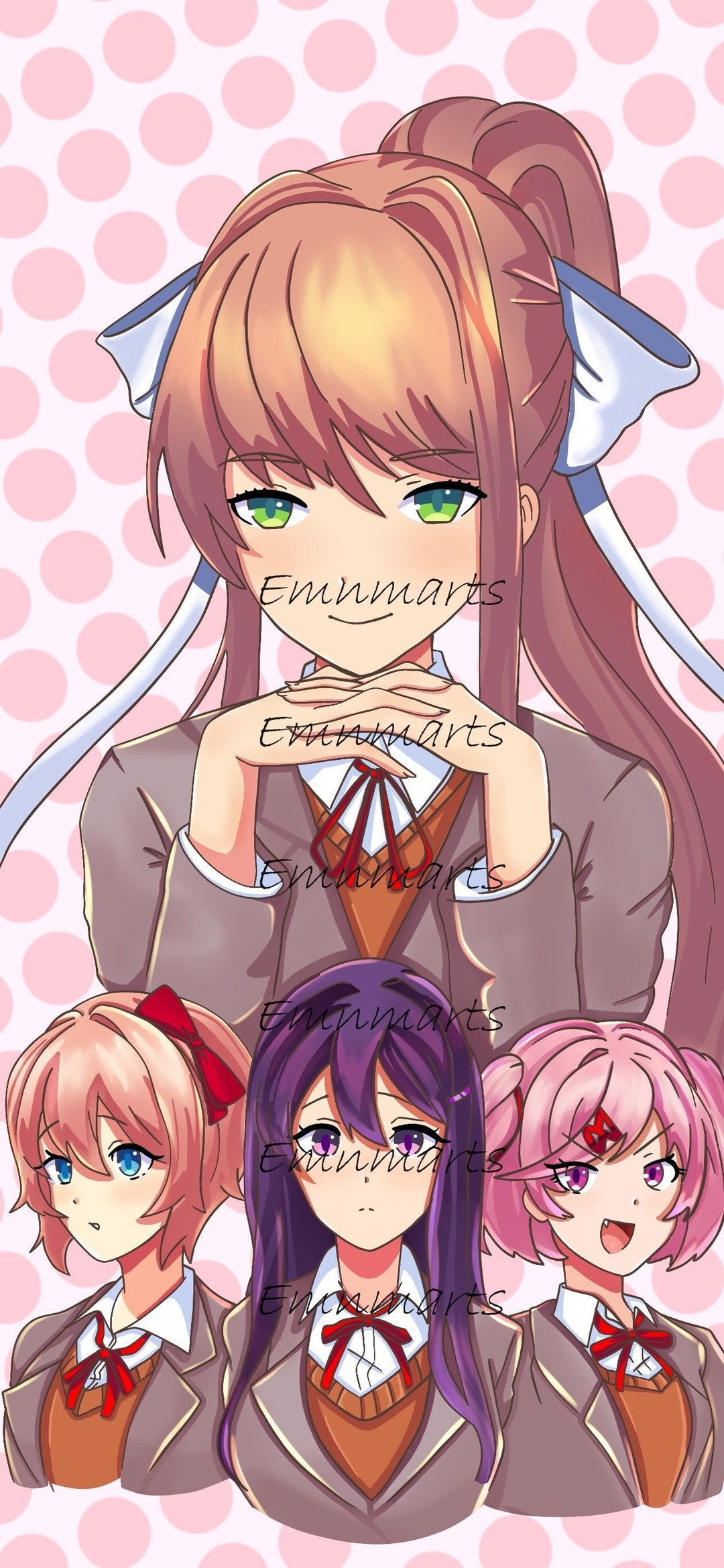 Doki Doki Literature Club Print - Etsy