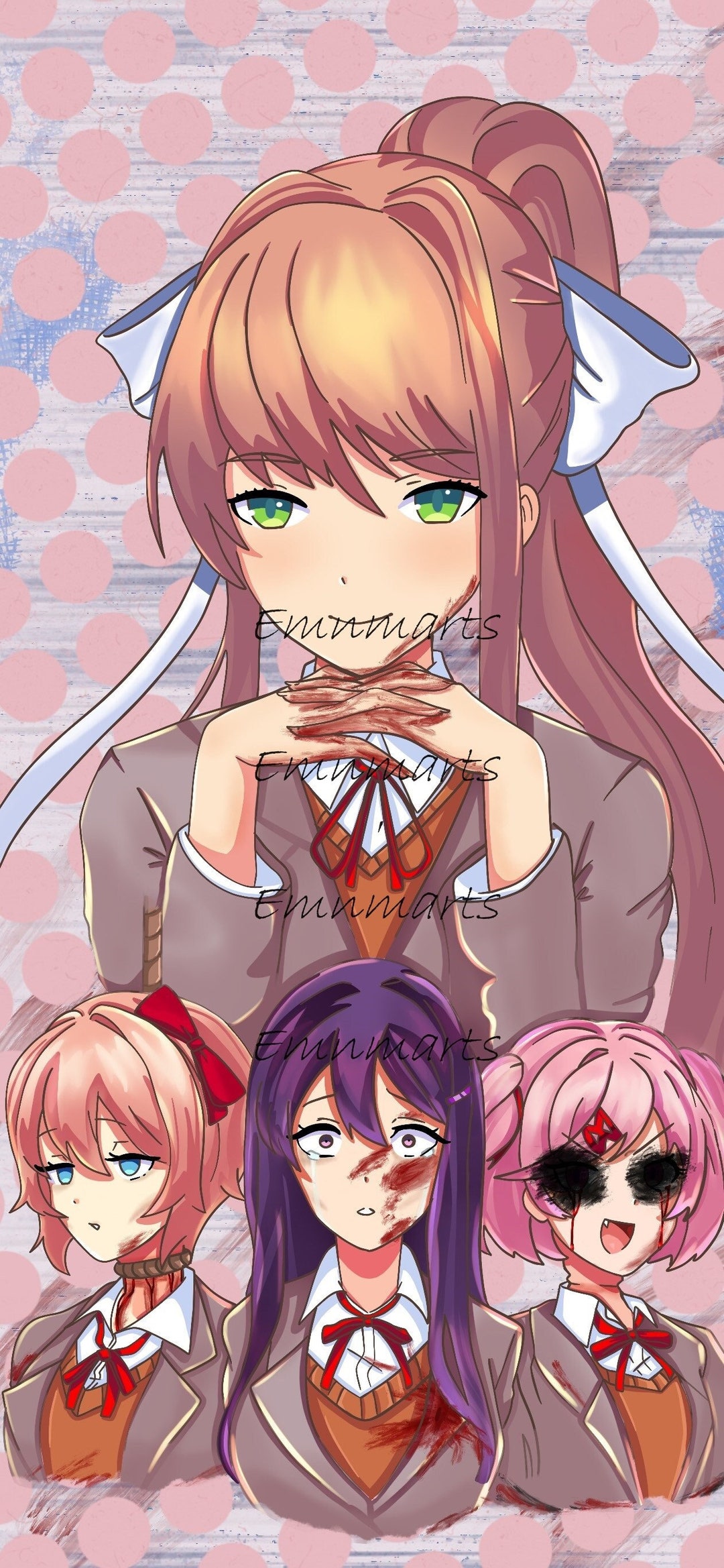 Doki Doki Literature Club Print Alternative Verison - Etsy
