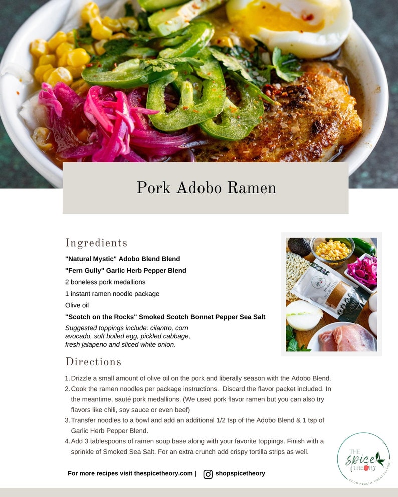 Adobo Blend "natural Mystic" - Etsy