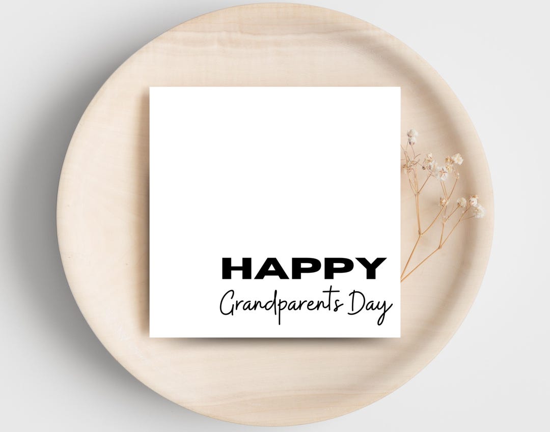 Grandparents Day Card Printable Greeting Card Digital Download - Etsy