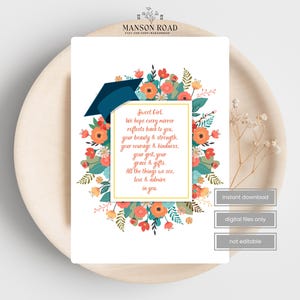 Sweet Girl Graduation Card Instant Download for Her Big Day - Etsy