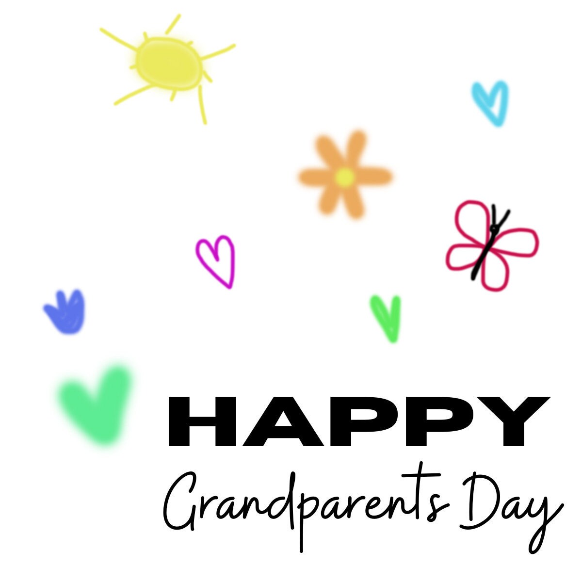 Printable Grandparents Day Card – DIY ‘best Grandparents Ever’ Digital ...