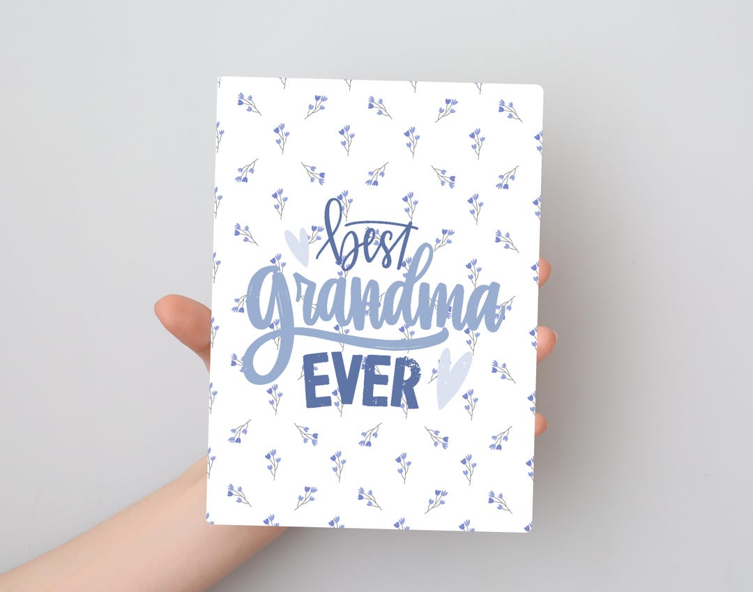 Amazing Grandma Anytime Gift Printable Grandparents Day Card Digital ...