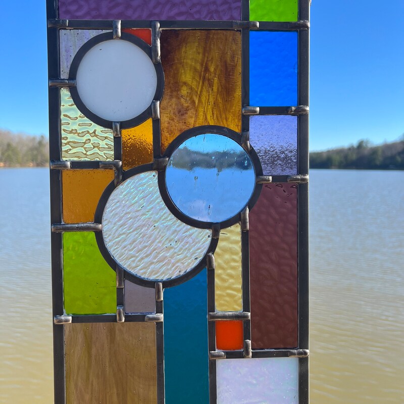 Abstract Stain Glass - Etsy