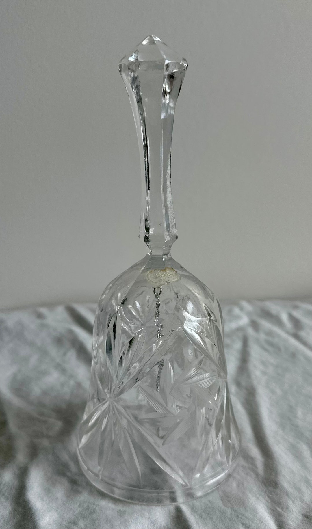 Vintage Crystal Pinwheel Bell - Etsy