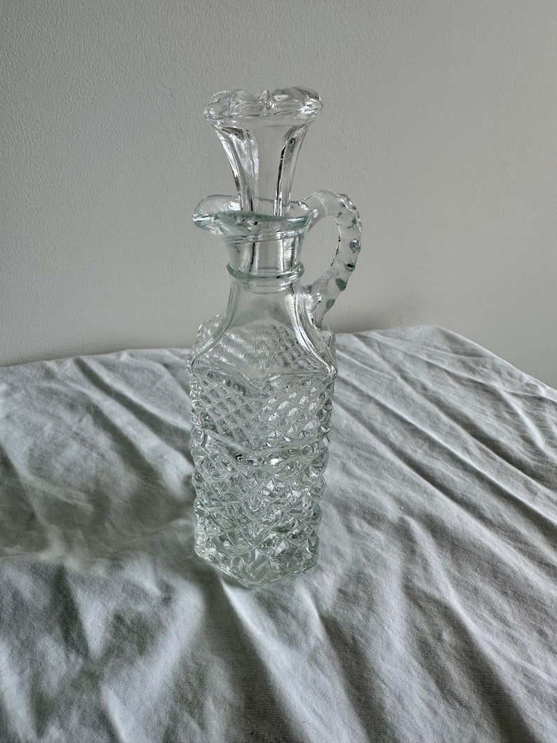 Vintage Anchor Hocking Glass Cruet - Etsy
