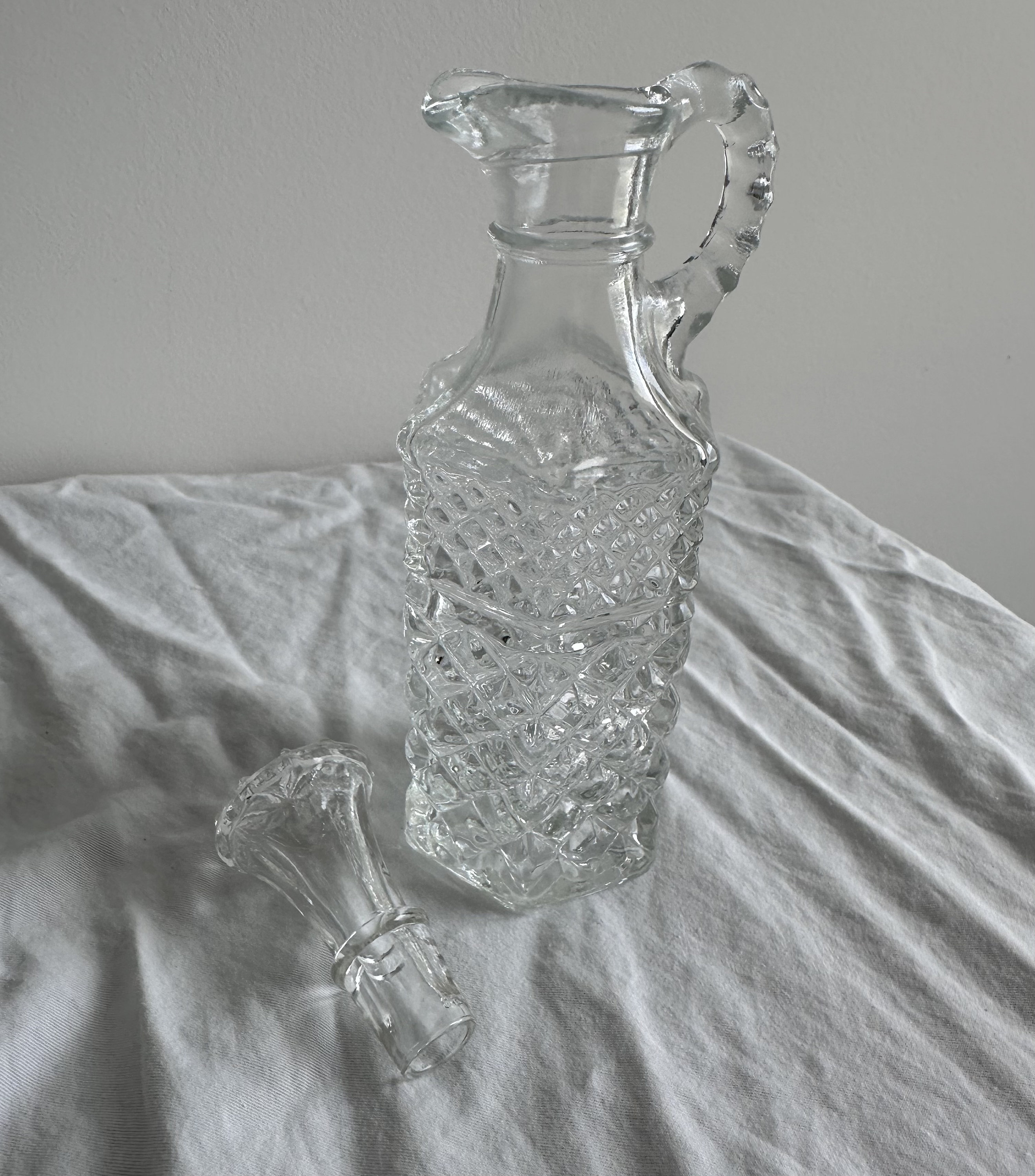 Vintage Anchor Hocking Glass Cruet - Etsy