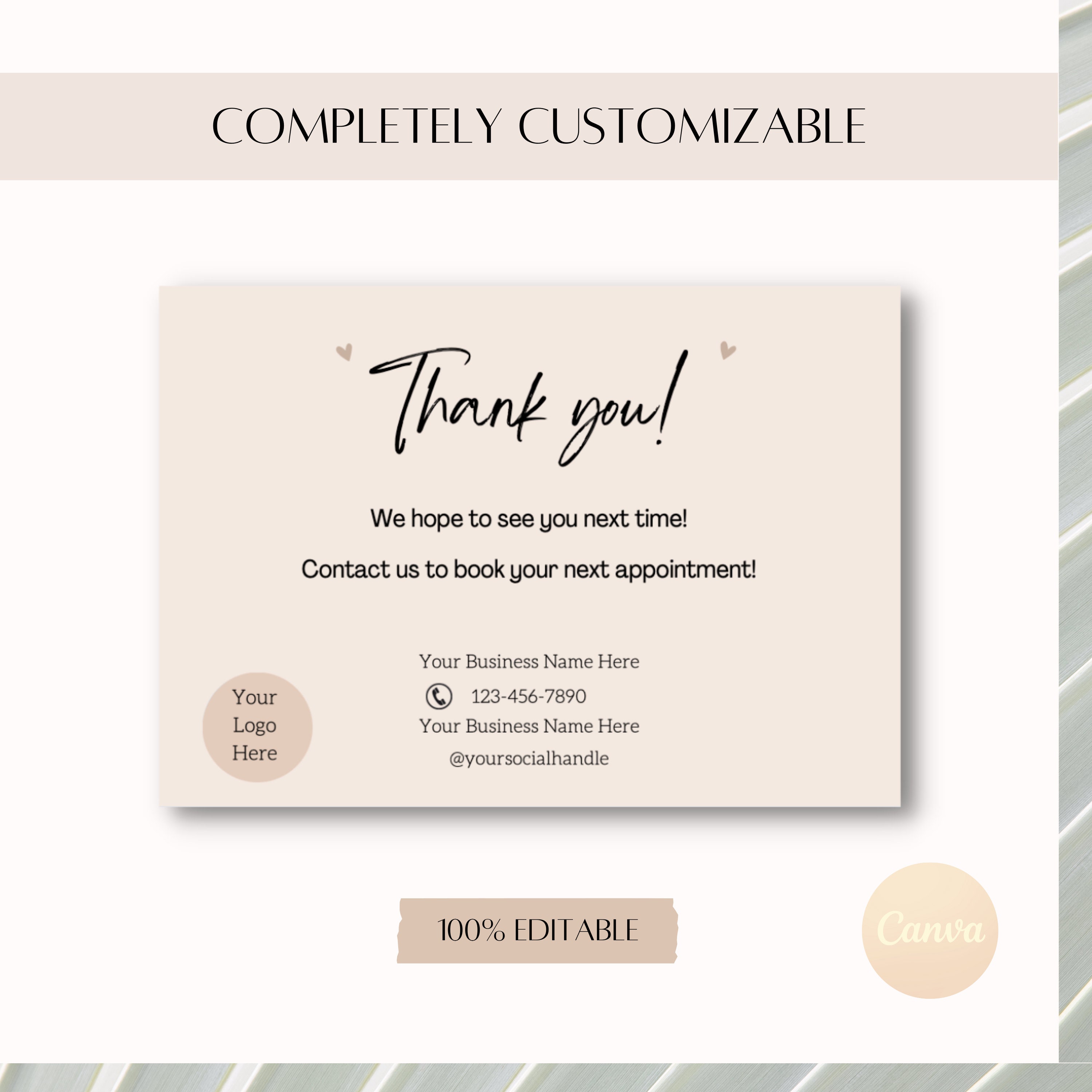 Editable Chemical Peel Aftercare Card Printable Chemical Peel Card ...