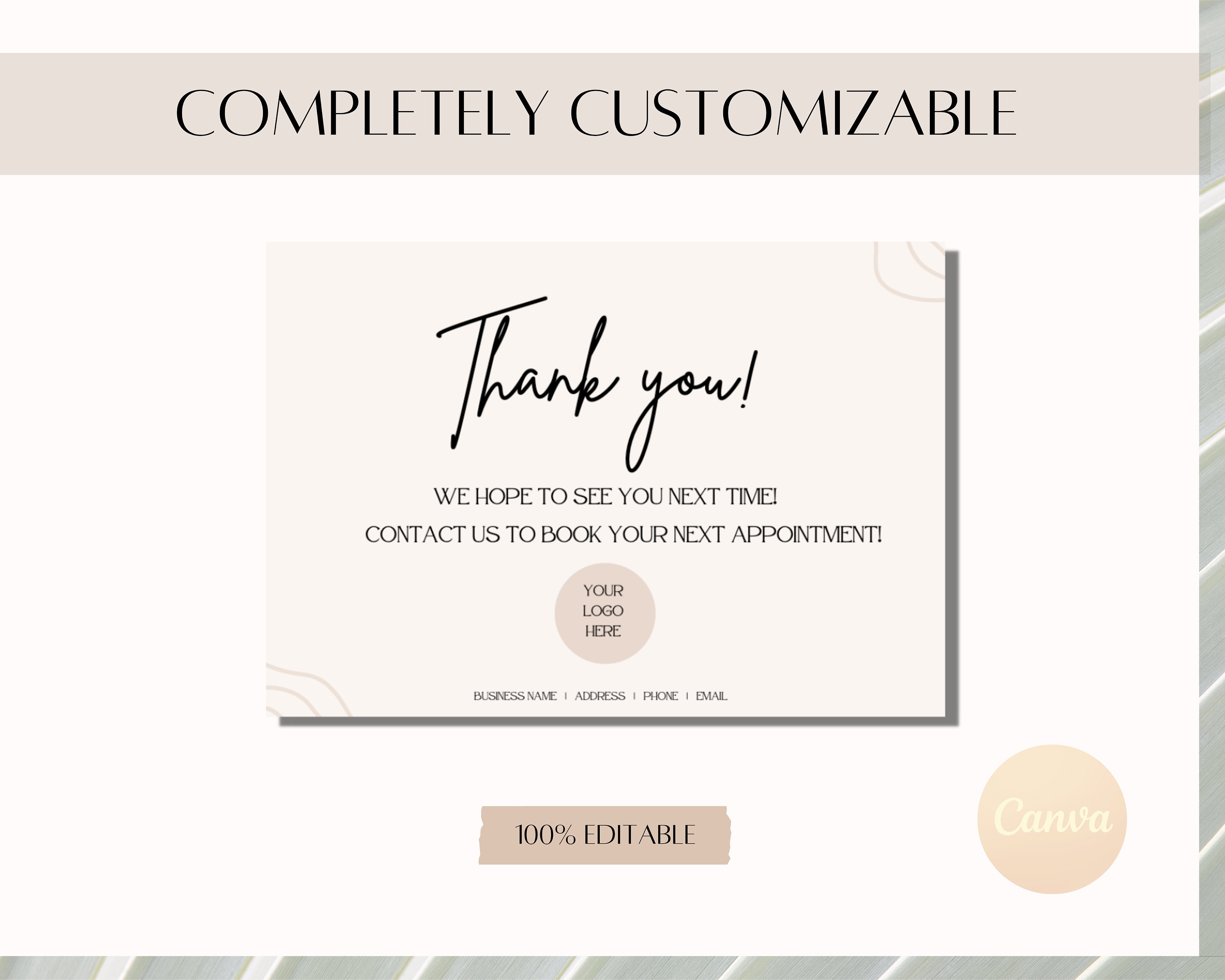 Editable Chemical Peel Aftercare Card Printable Chemical Peel Card ...