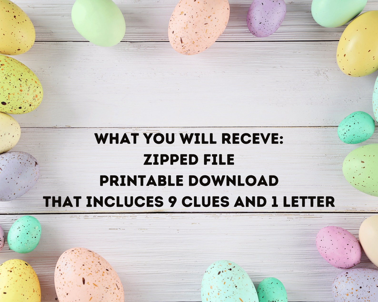 Easter Scavenger Hunt Easter Egg Hunt Indoor Treasure Hunt - Etsy