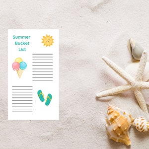 5 Summer Fun Digital Download Bundle to Do List/beach Pack List/camp ...