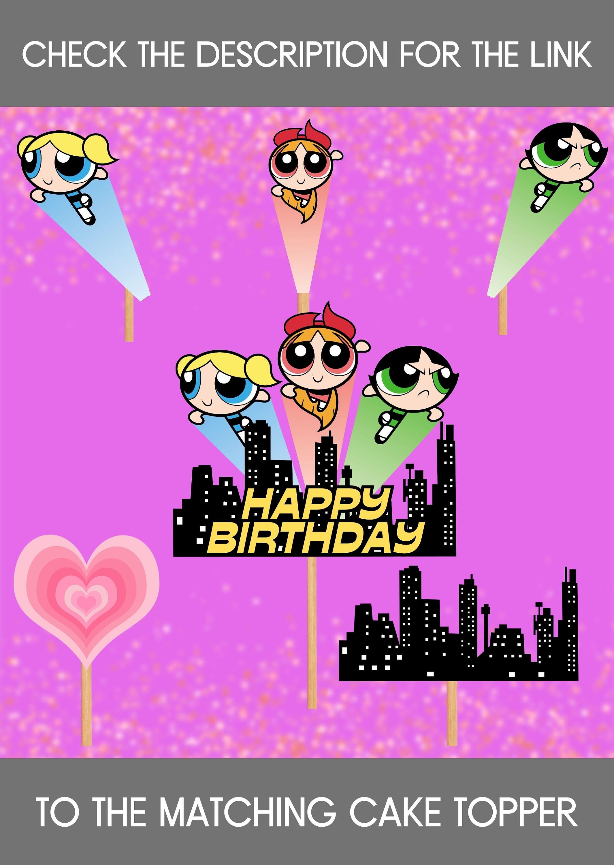 Birthday Invitation Powerpuff Girls Birthday Invitation Template ...