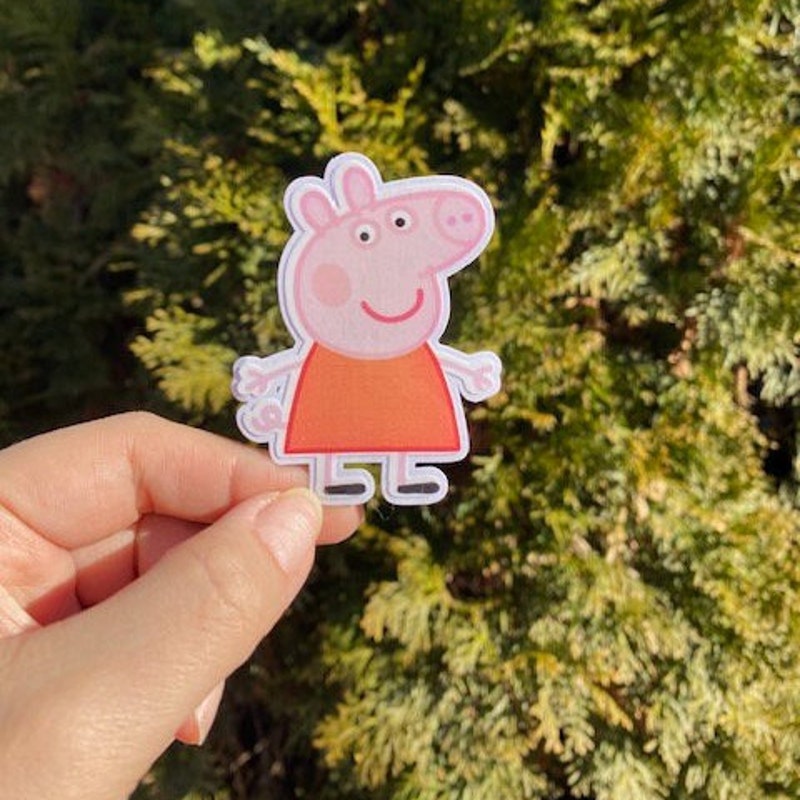 Peppa Pig Stickers - Etsy