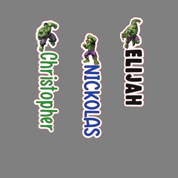 Hulk Name - Etsy