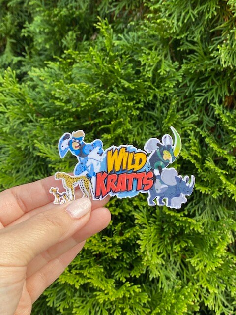 Wild Kratts, Water Bottle Sticker, Stickers, Laptop Stickers, Decals - Etsy
