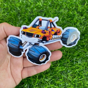 Blaze and the Monster Machines, Water Bottle Sticker, Stickers, Laptop ...