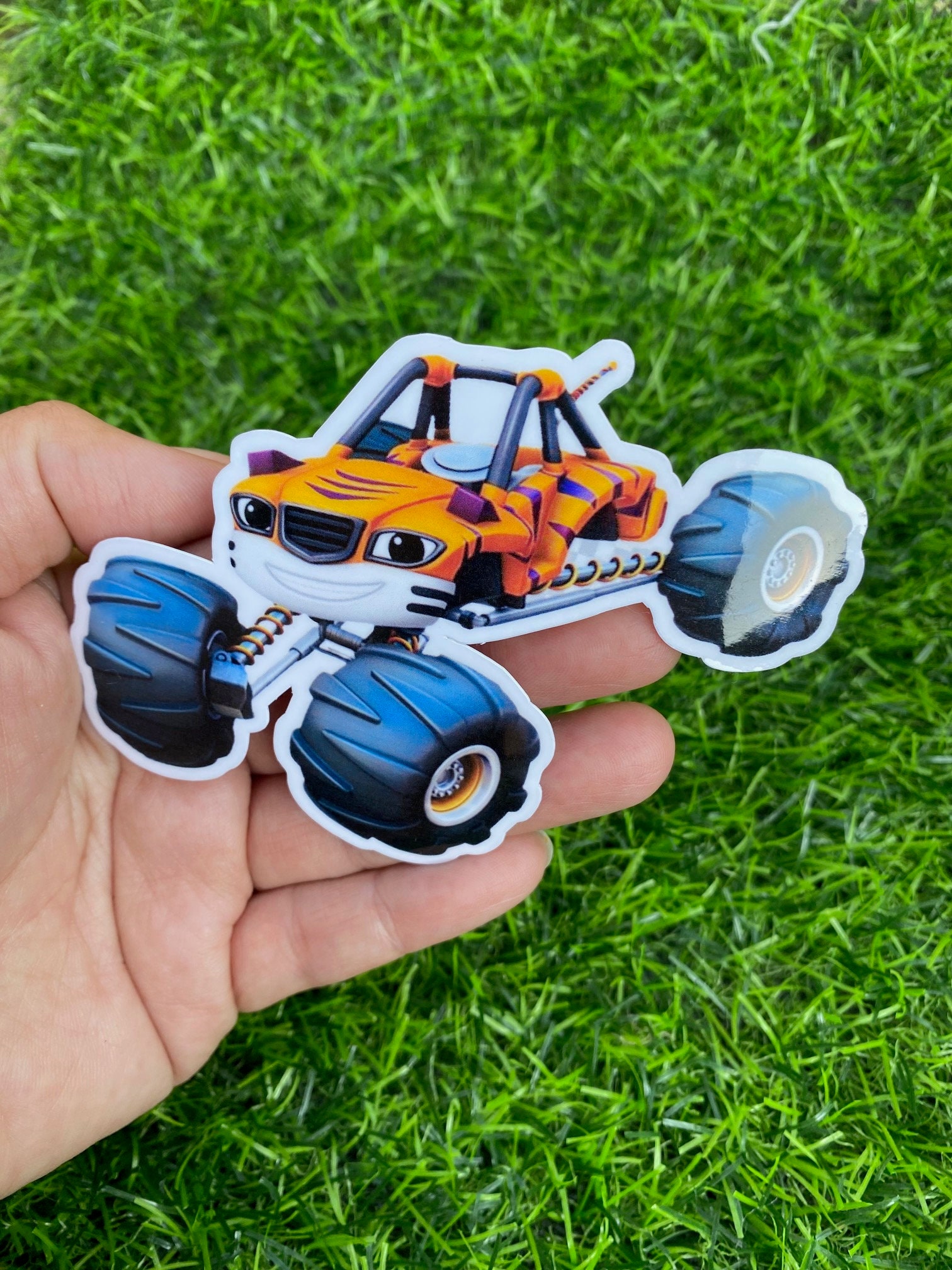 Blaze and the Monster Machines, Water Bottle Sticker, Stickers, Laptop ...