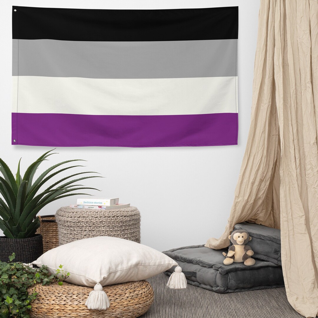 Asexual Pride Flag LGBTQ Flag, Pride Flag, Asexual Pride, CSD Flag ...