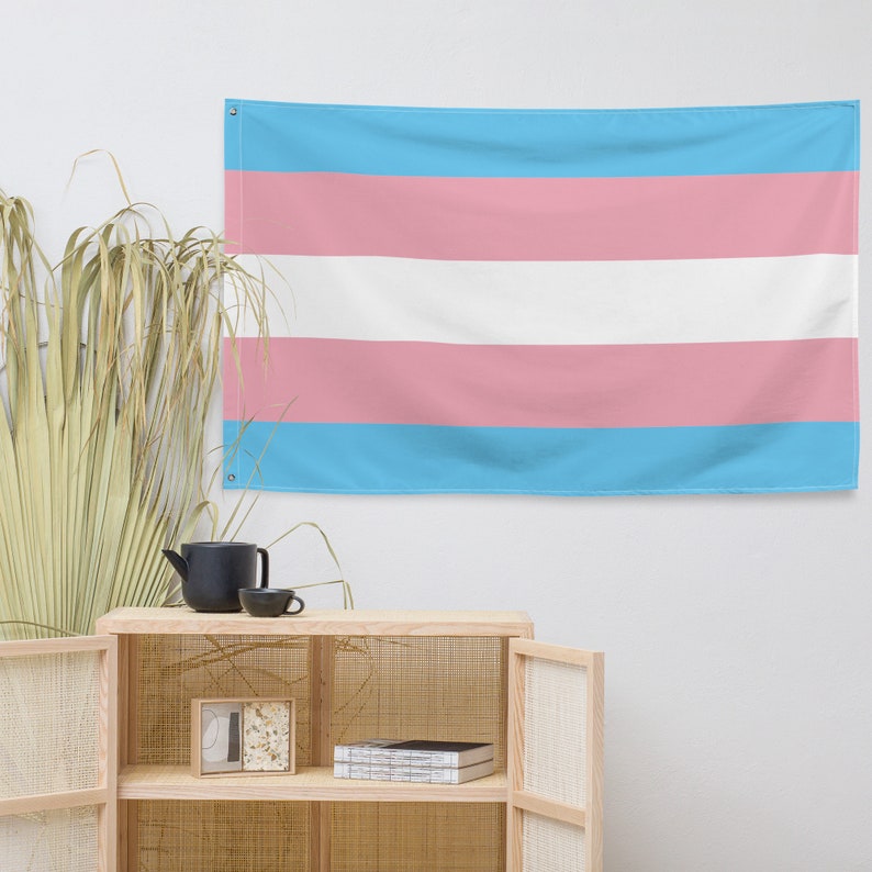 Trans Pride Flag - LGBTQ Pride, Trans Flag, Transsexual Pride, Csd Flag ...