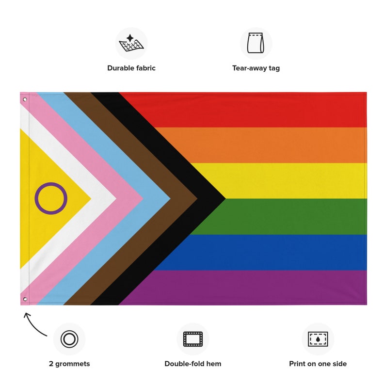 Inter Inclusive Pride Flag LGBTQ Flag Lgbtq Pride Flag - Etsy