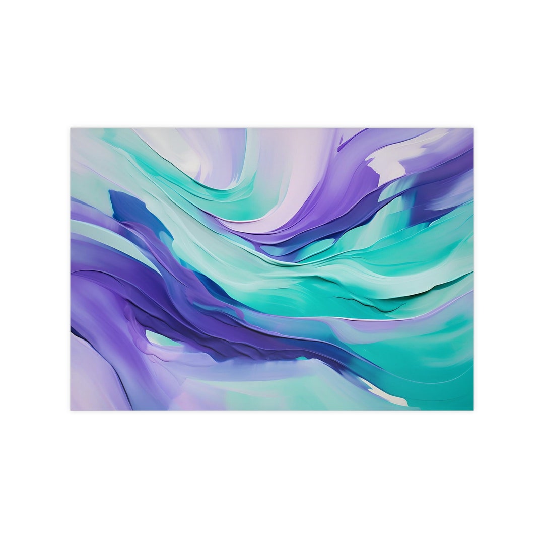 Abstract Gay Pride Flag Art - High Quality Art Print, Pride Wall Decor ...