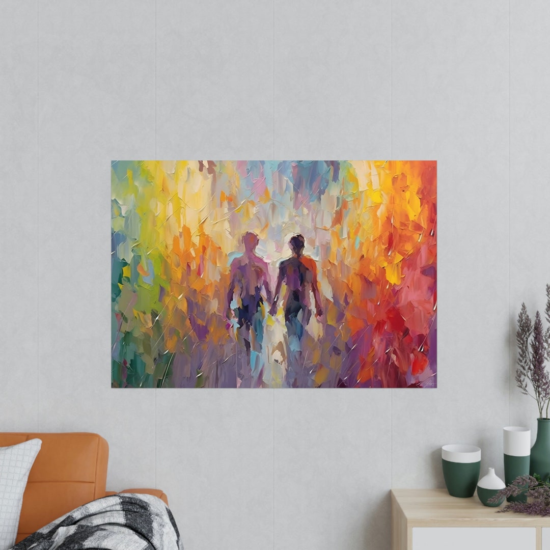 Queer Love. - High Quality Art Print, LGBTQ+ Art, Gay Art, Male Art ...