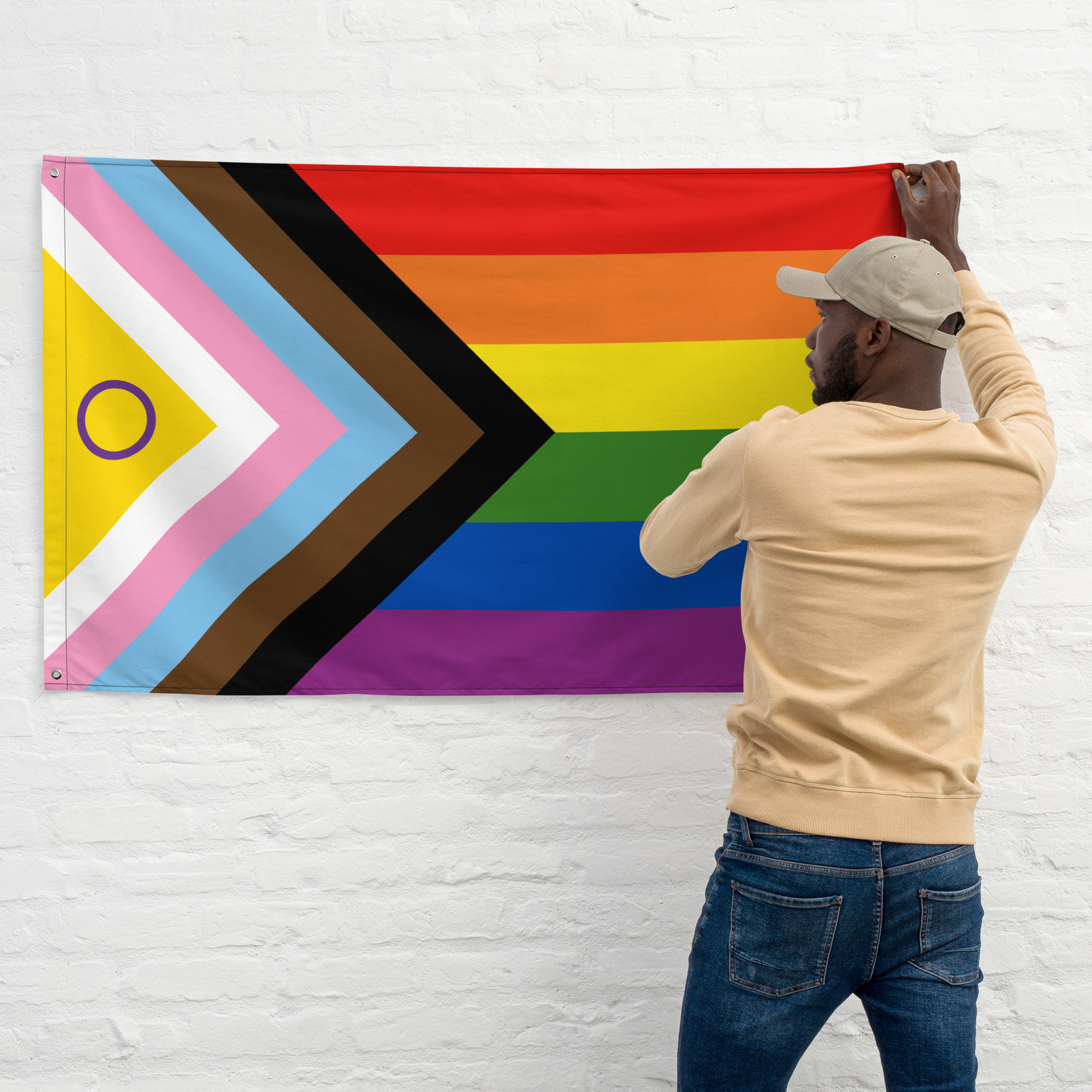 Inter* Inclusive Pride Flag - LGBTQ+ Flag, Lgbtq Pride Flag, Inter ...