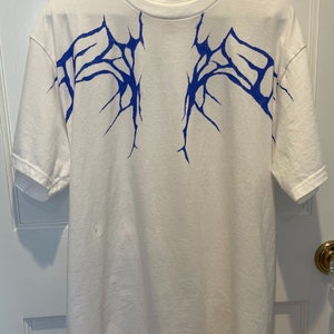 Blue Angel Wings Cybersigilism and Agrogoth Inspired Streetwear T-shirt ...