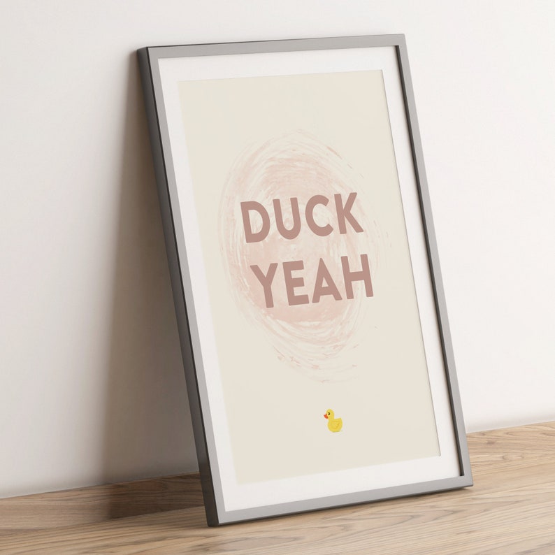 Duck Yeah Funny Quote Printable Download Vector Digital - Etsy