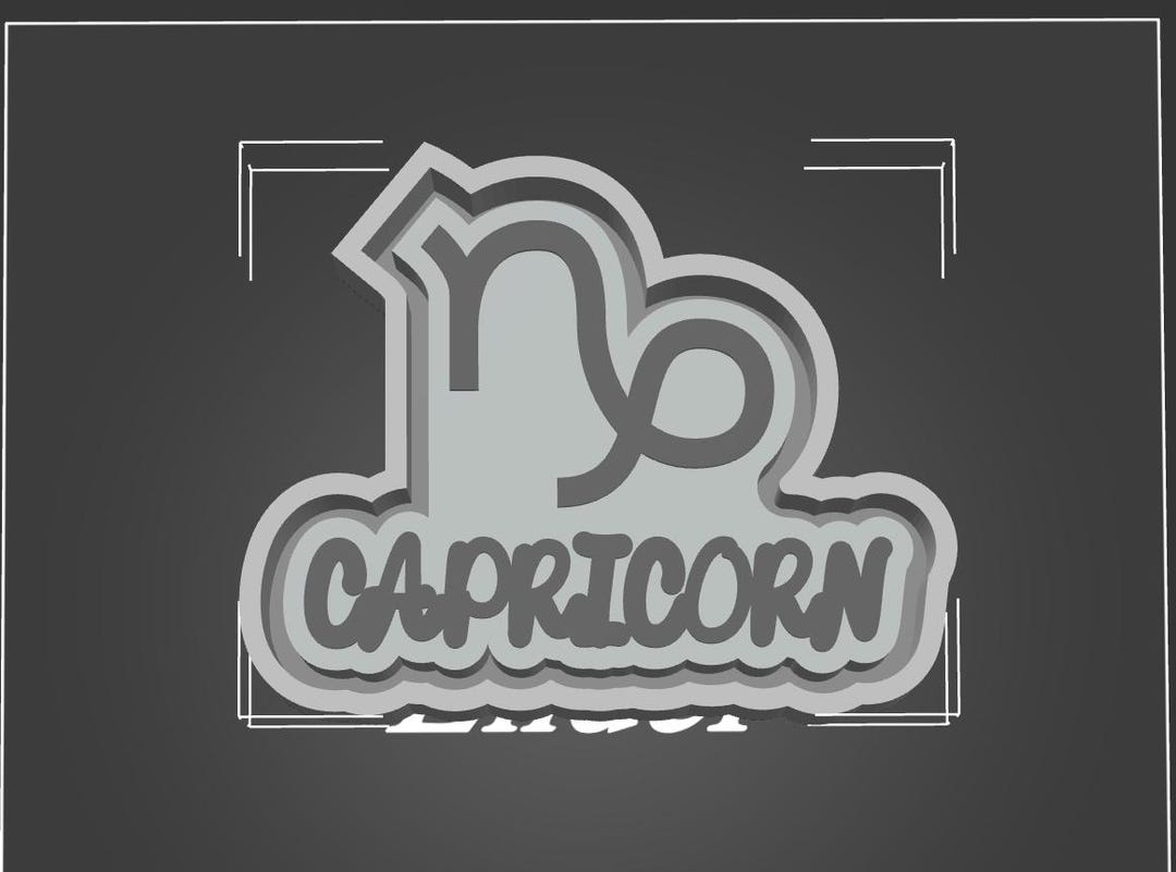 Capricorn - Freshie STL, Instant Download, STL File Only, 3D Printing ...