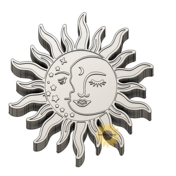 Moon and Sun Mold - Etsy