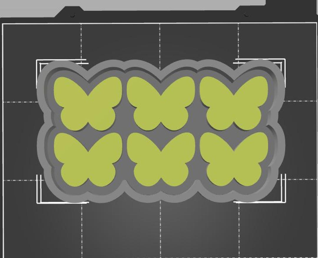 Butterfly Sample Freshie STL, Instant Download, STL File Only, 3D ...