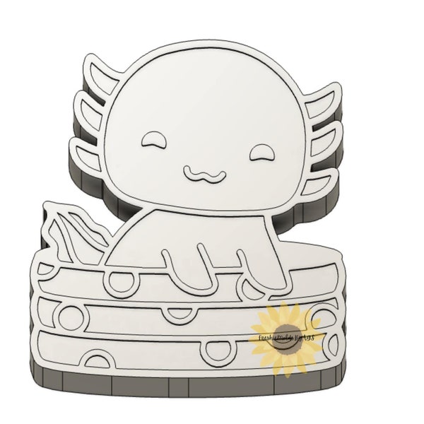 Axolotl Silicone Mold - Etsy